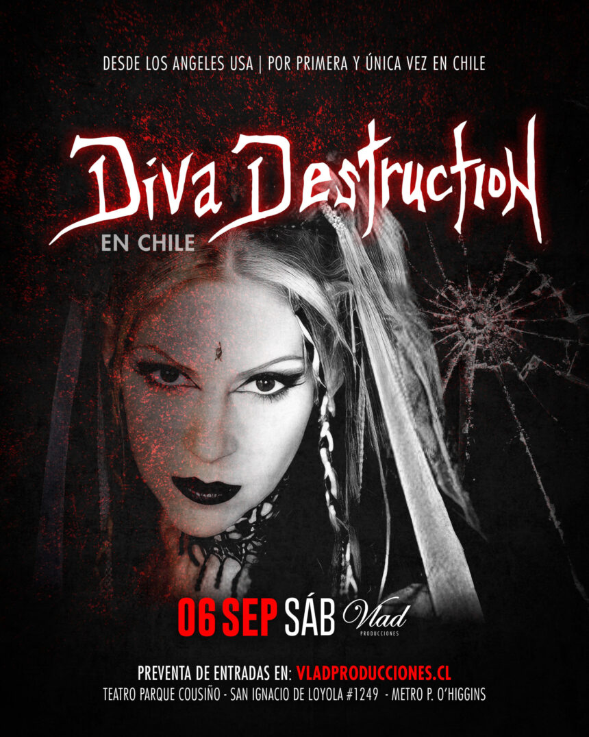 Fuego, magia y gótico fue la noche de Diva Destruction en Chile – Darknoise Magazine